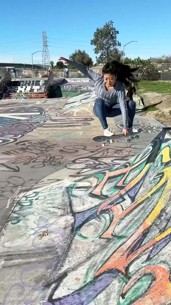 Taking slam after slam until the trick finally lands