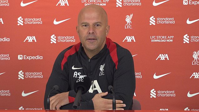 Arne Slot confirms two key Liverpool players will miss Qarabag clash