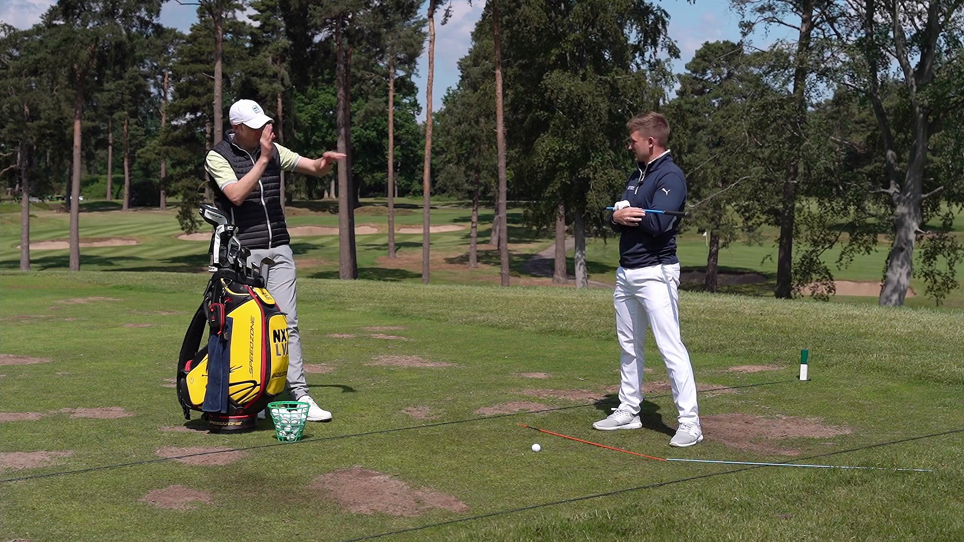 Golf impact position drills