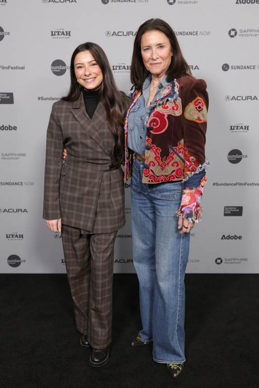 Mimi Rogers celebrates 70th birthday at Sundance with lookalike ...