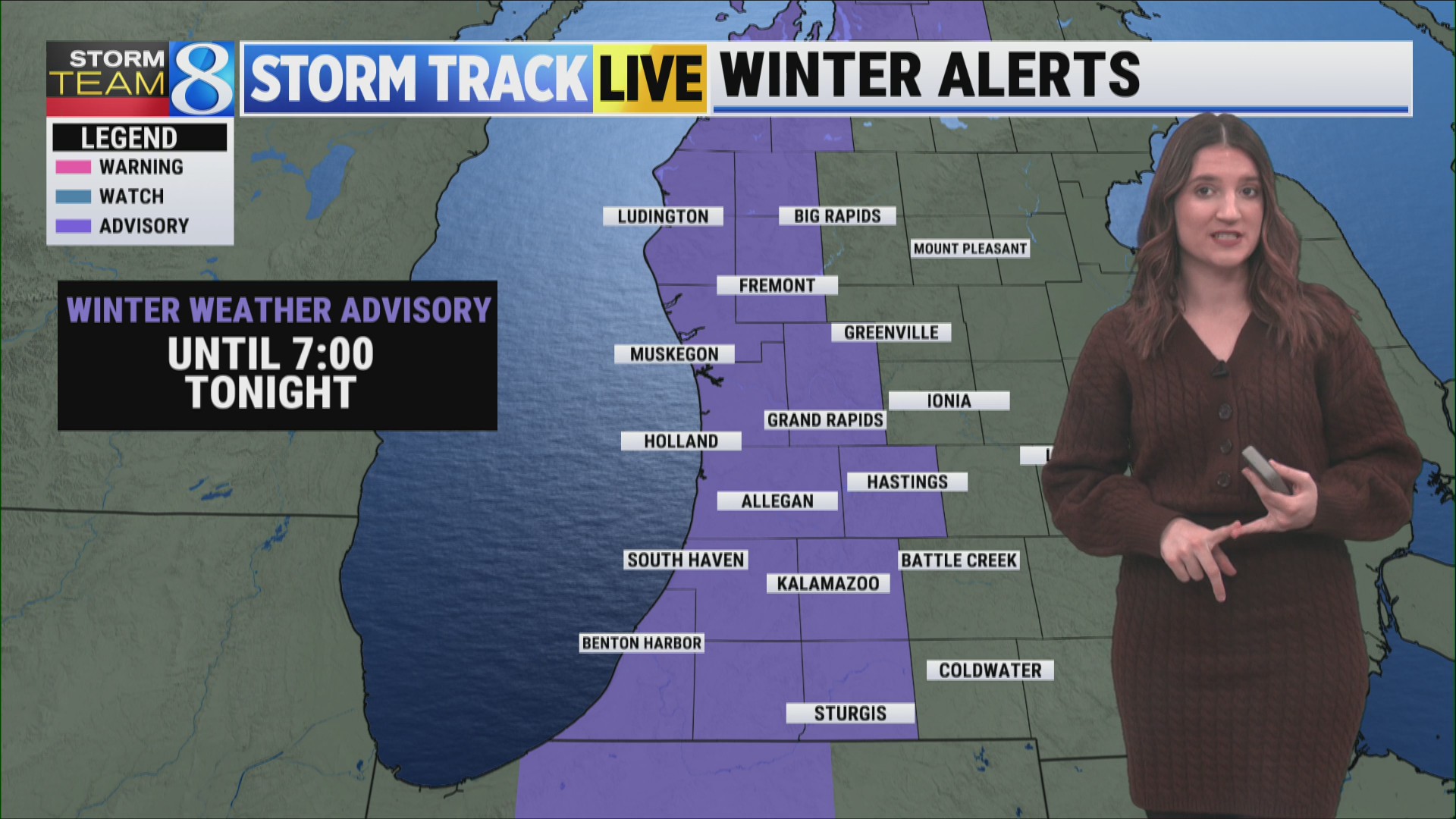 Storm Team 8 forecast, noon, 012726