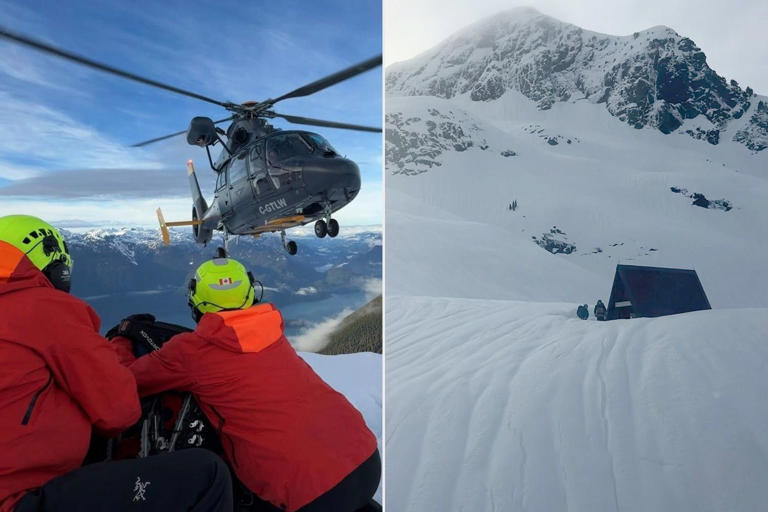 4 hikers stranded on mountain during storm. Rescuers unable to reach ...