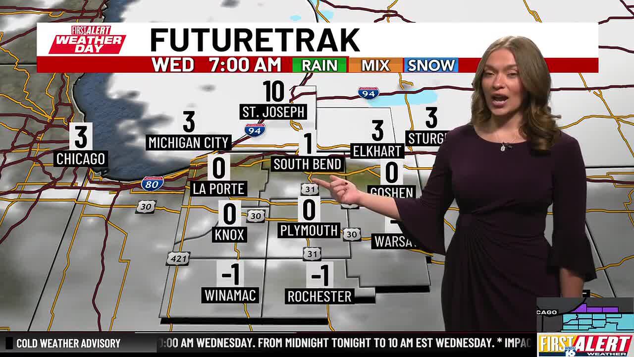 First Alert Weather Day: Lake effect snow & gusty winds reduce ...