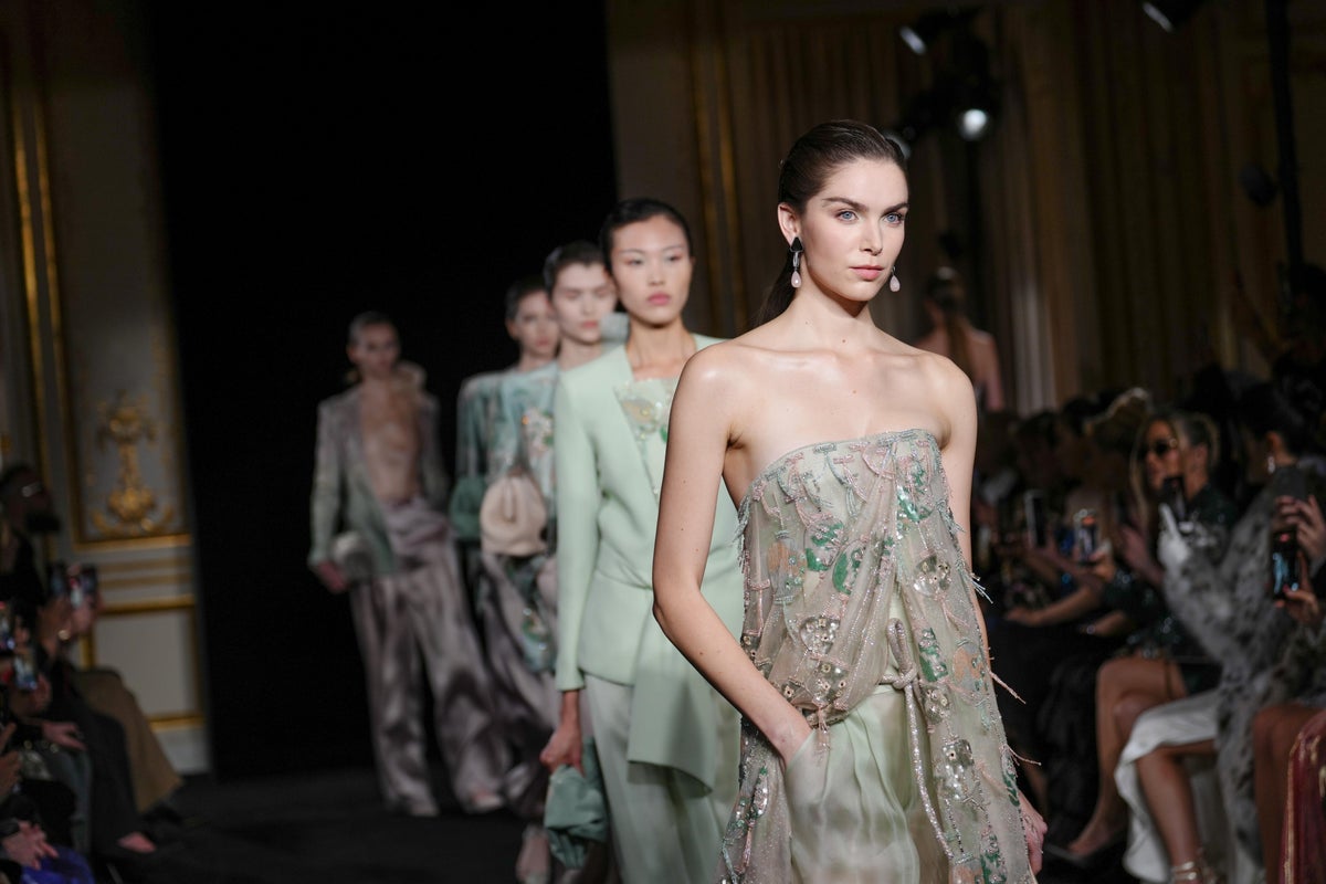Armani Prive honours late founder in first haute couture show since his ...