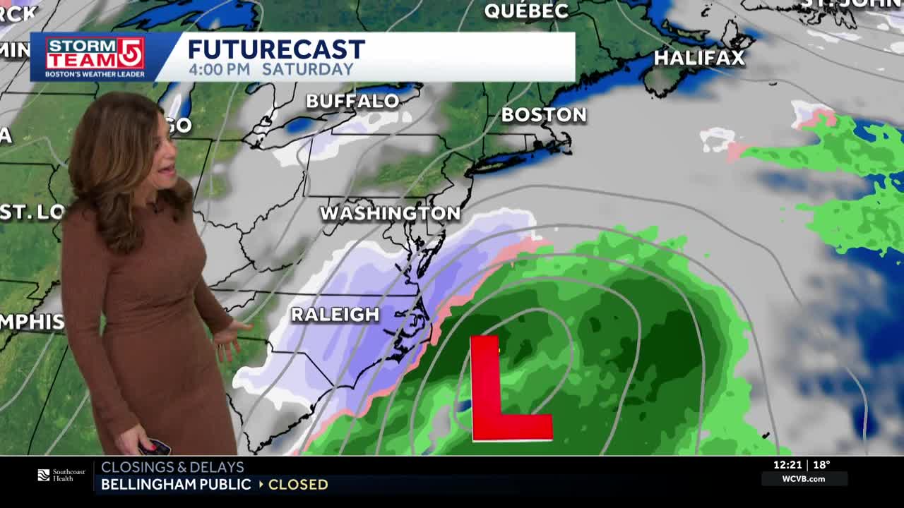 Video: Tracking possible strong coastal weekend storm