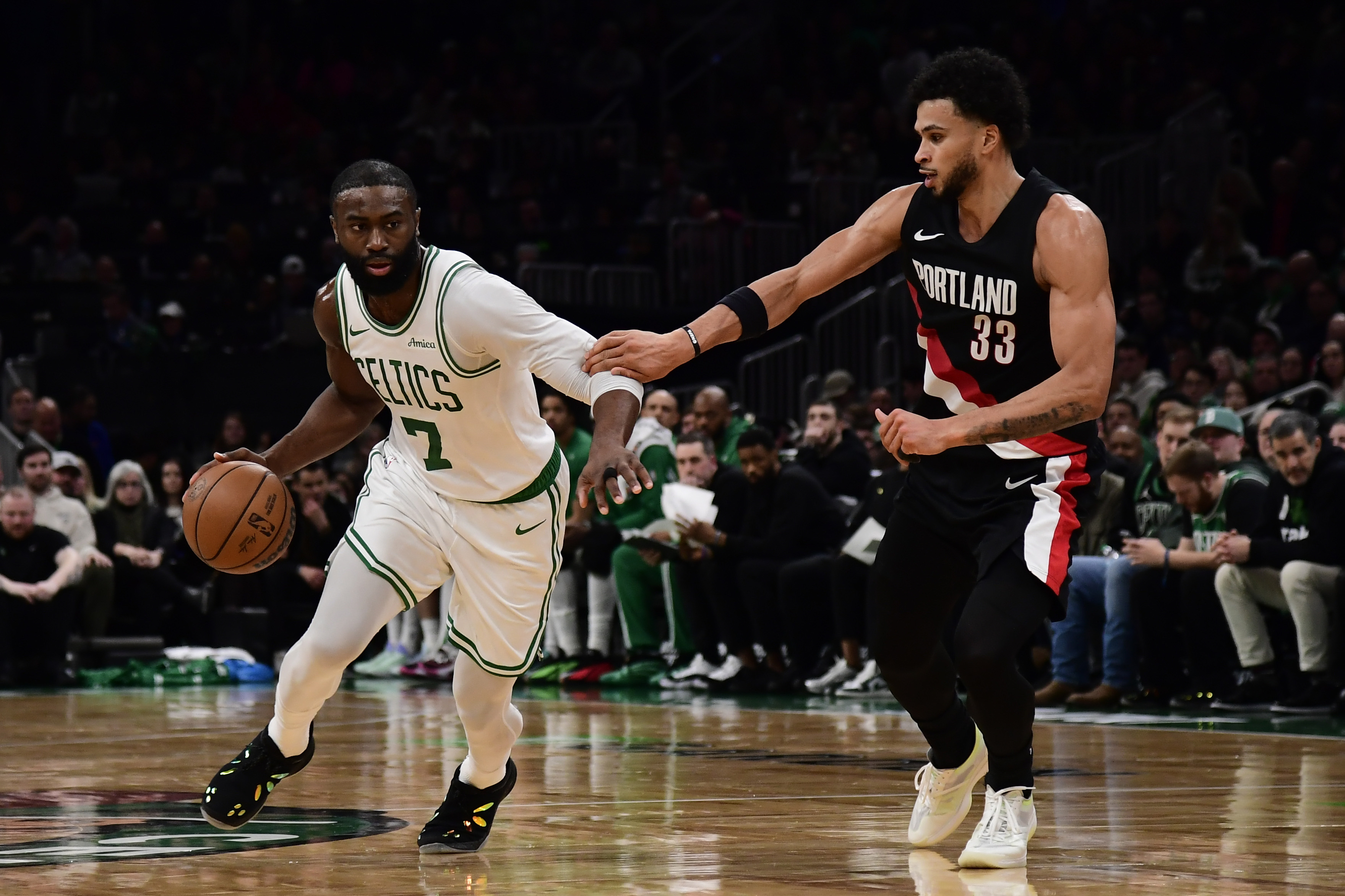 Against a tough defense, Jaylen Brown’s controlled performance yielded ...