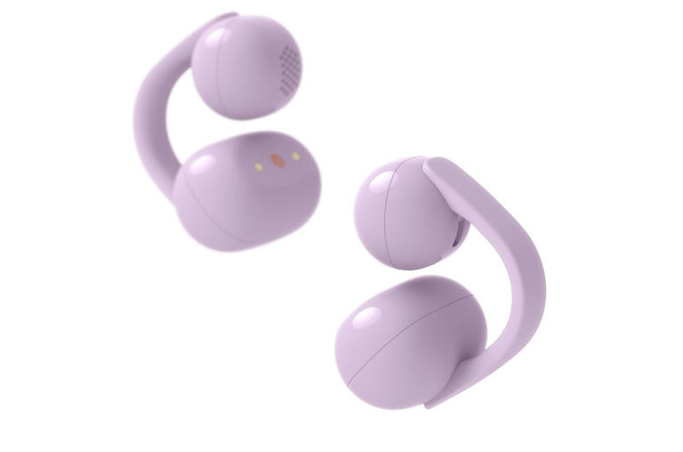 Sony's open-ear LinkBuds receive a new clip-style design and a pastel ...