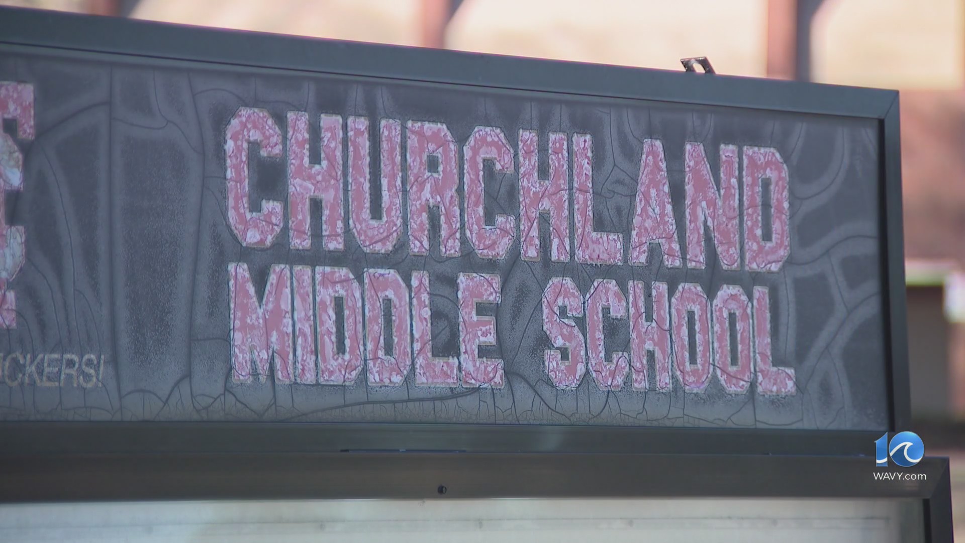 Churchland MS student caught with gun on campus