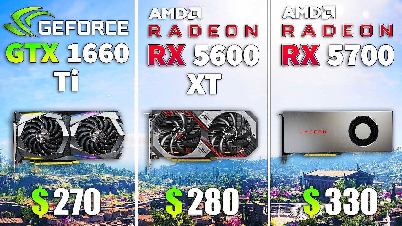 RX 5600 XT vs GTX 1660 Ti vs RX 5700 test in 8 games