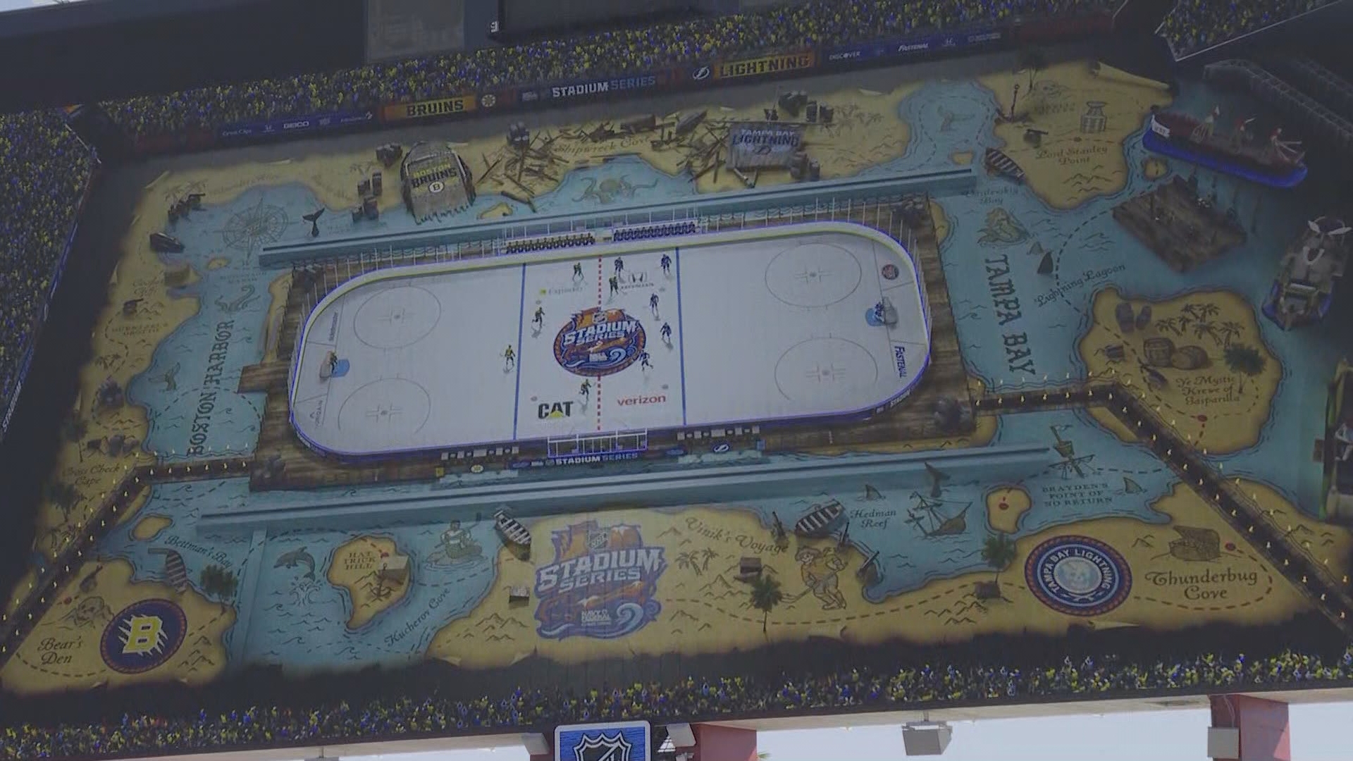 NHL’s Steve Mayer updates Stadium Series setup at Raymond James Stadium