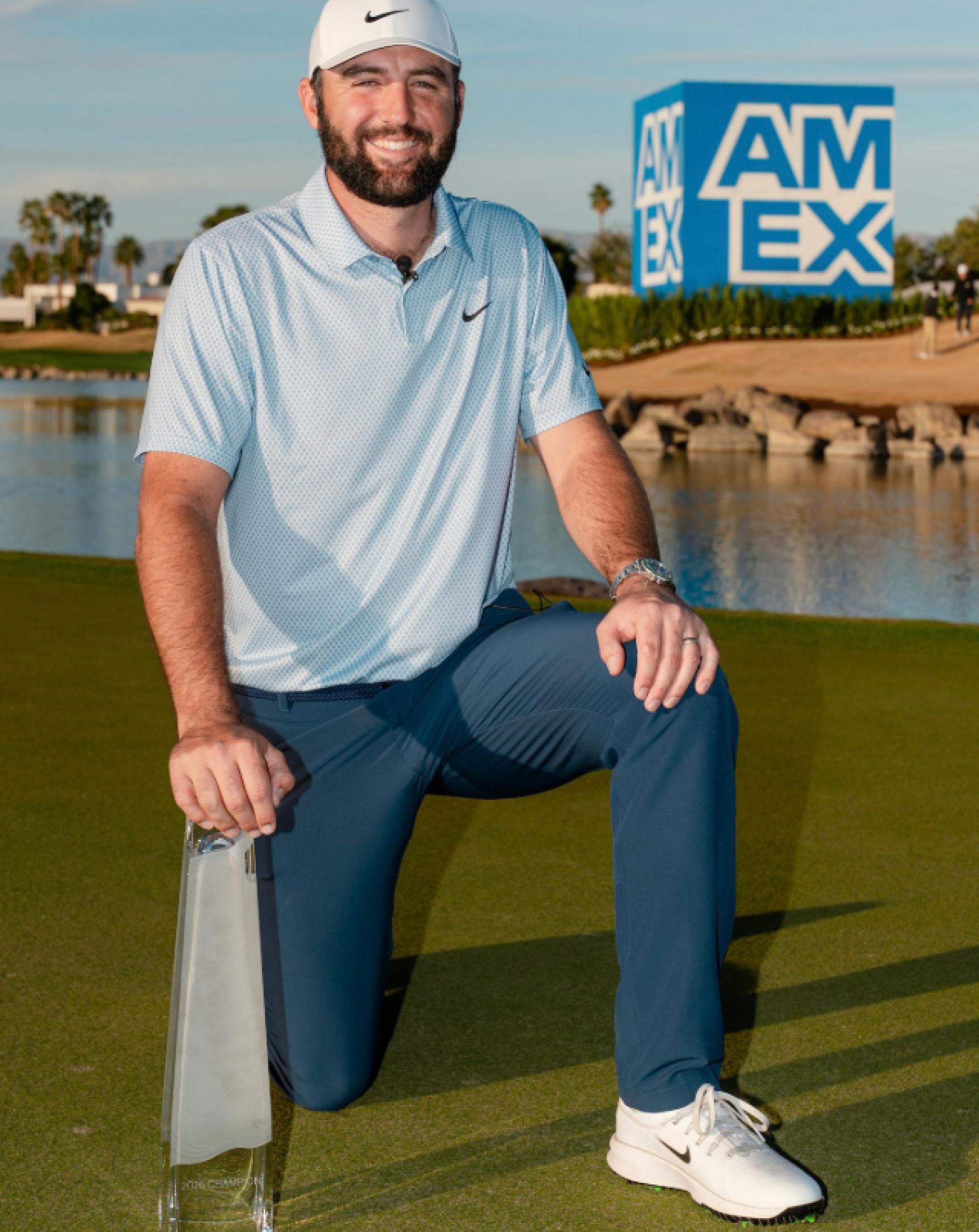 Scottie Scheffler posts Instagram message following American Express ...
