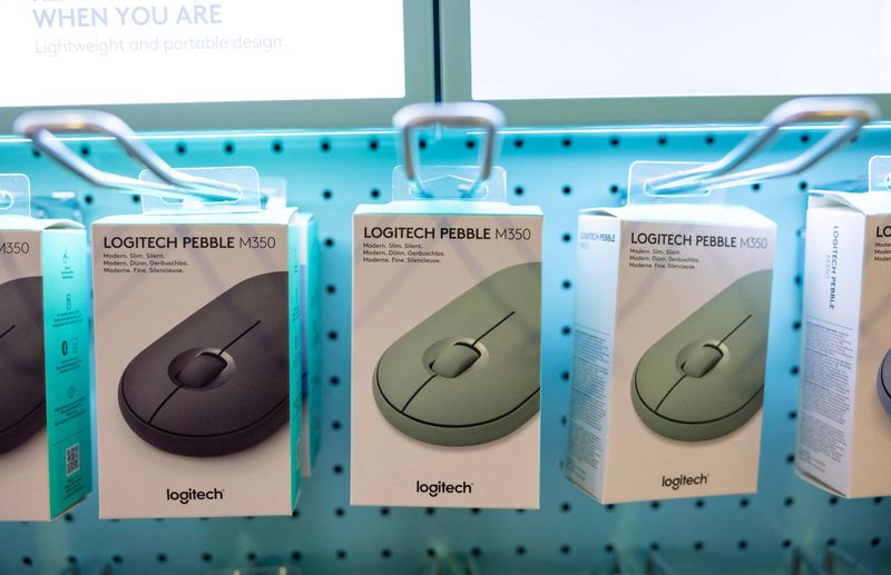 Computer mouse maker Logitech posts best quarterly profit since pandemic