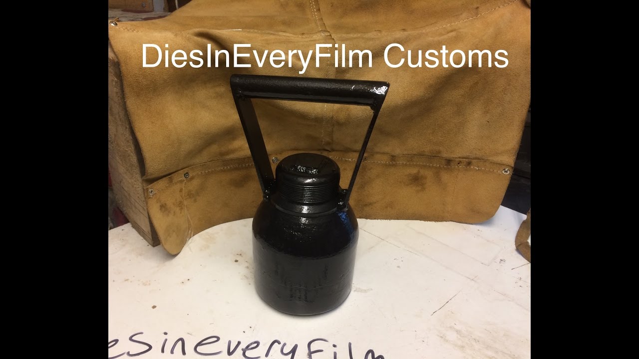 Watch me repurpose a gas bottle into fitness gear!