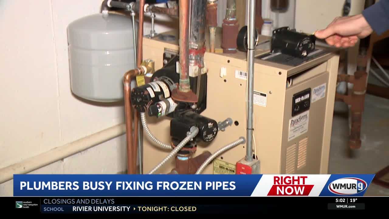 New Hampshire plumbers busy as cold weather continues