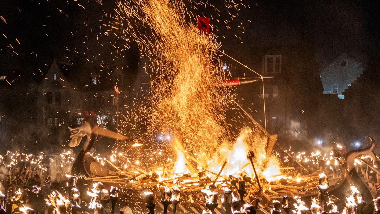 In pictures: Burning galley provides fitting climax to Up Helly Aa revelry
