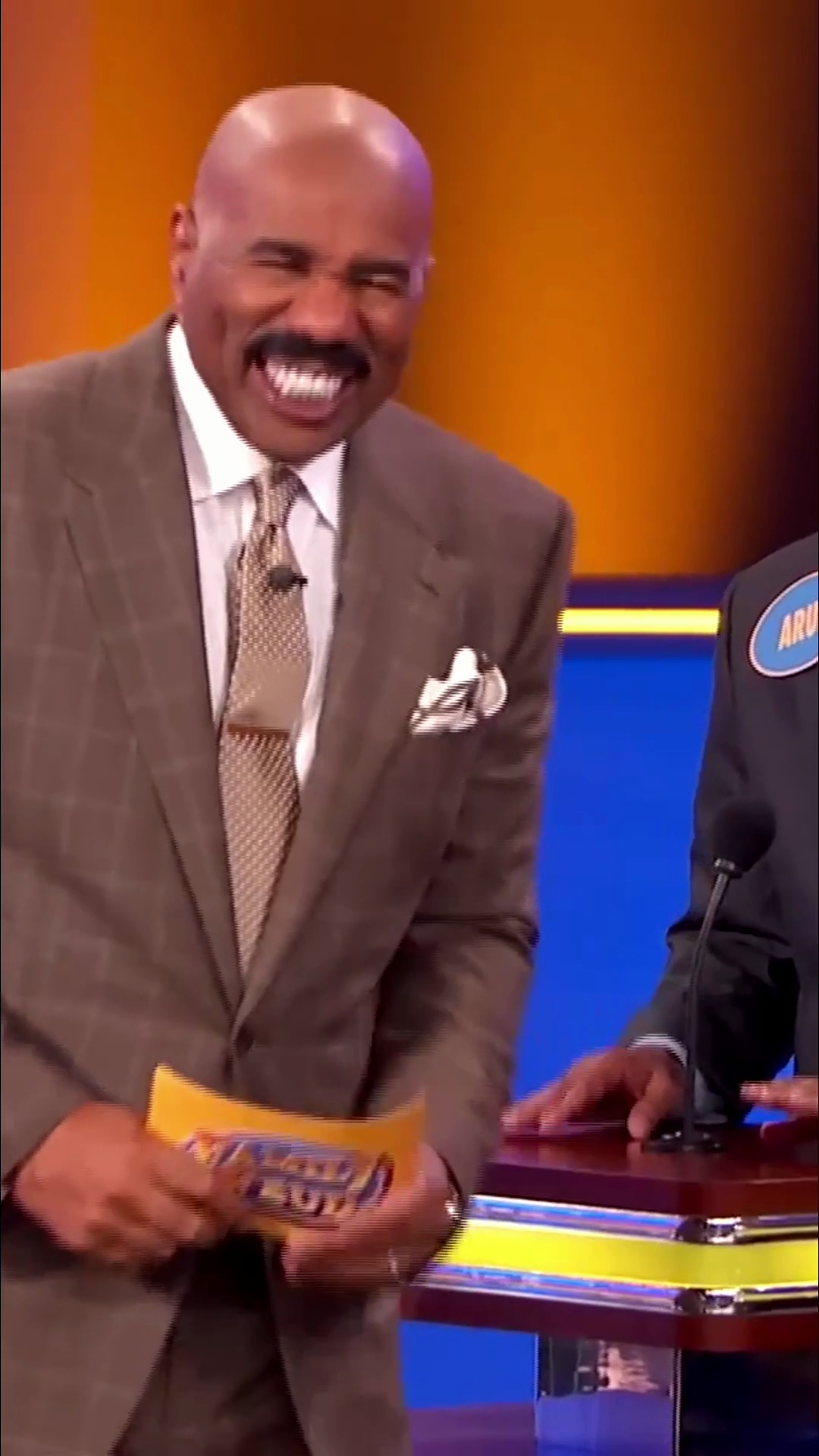 Steve Harvey walks off over this question on Family Feud