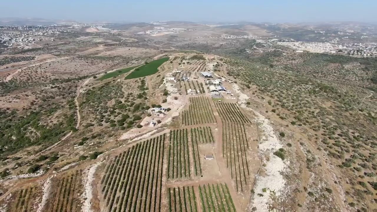 Aerial views of the West Bank, known to Israelis as Judea and Samaria