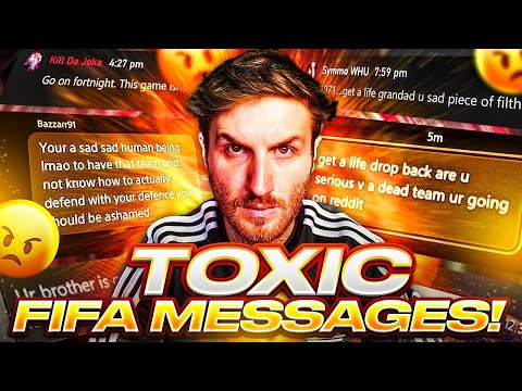 Reacting to the 50 most toxic FIFA messages.