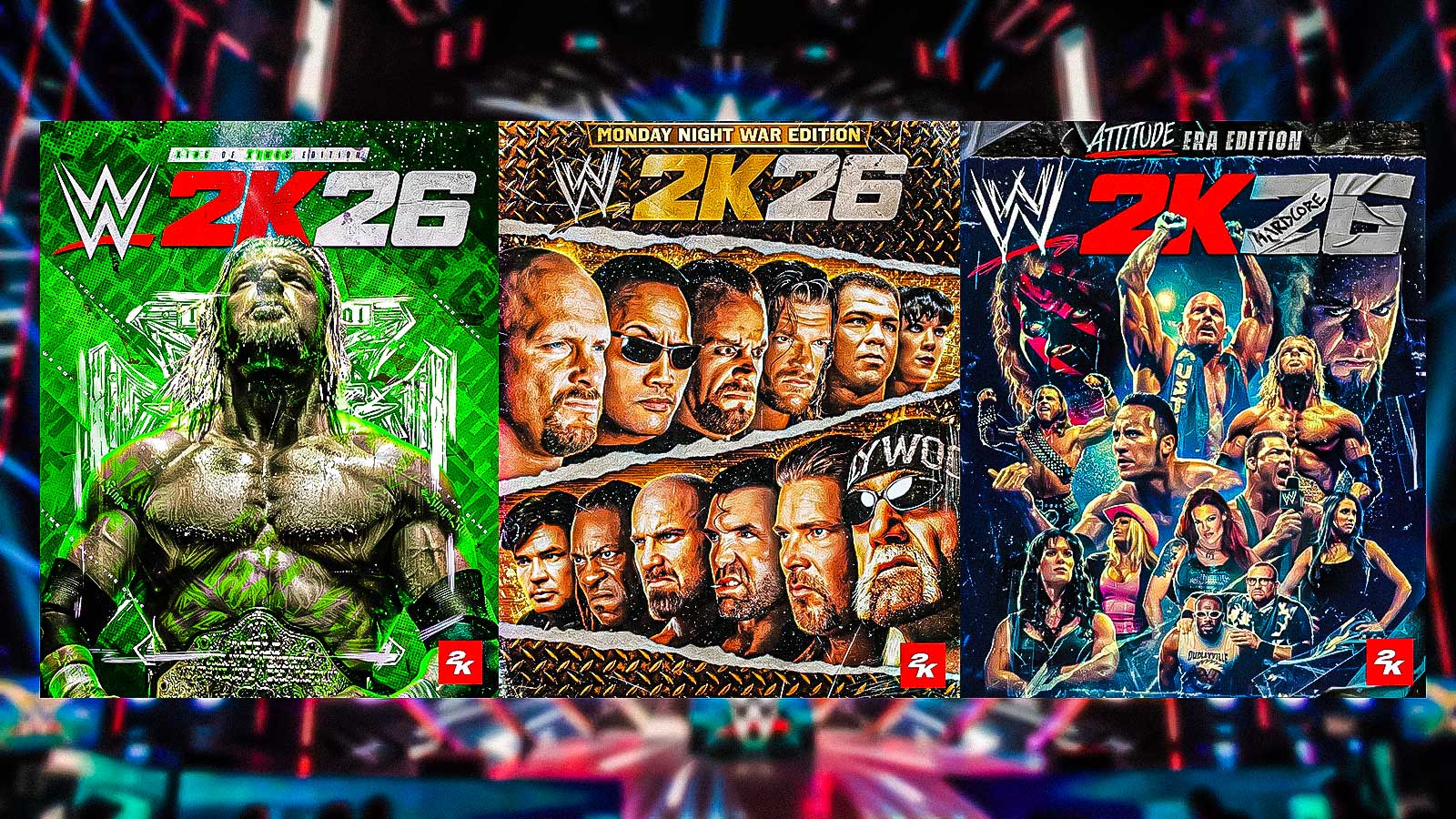All WWE 2K26 cover stars for every edition
