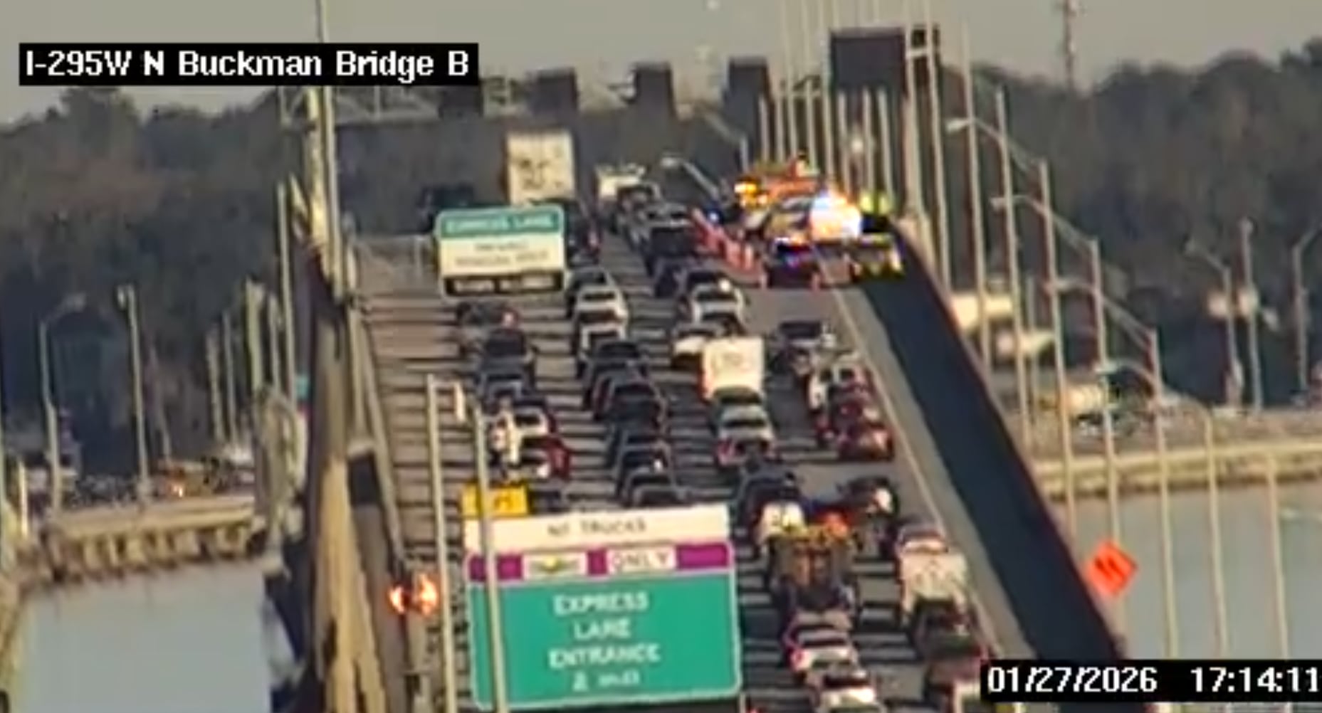 Crash On Buckman Bridge