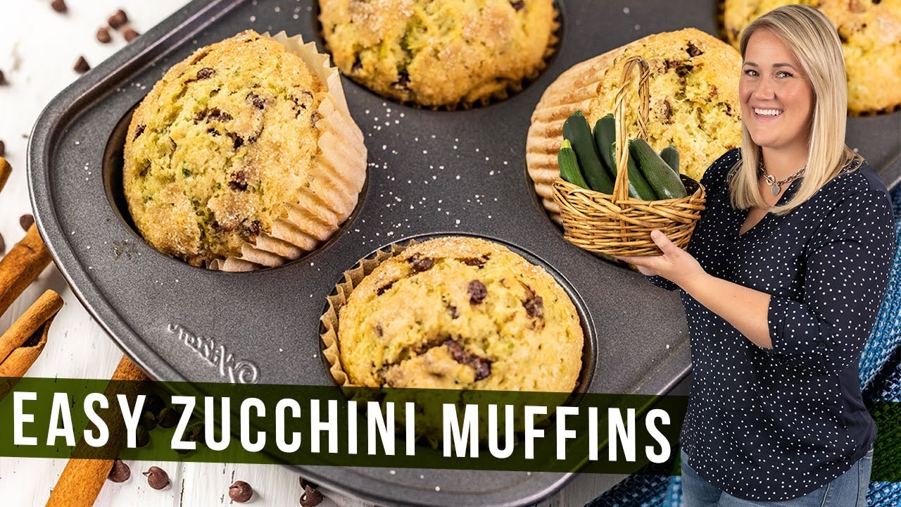 Easy zucchini muffins