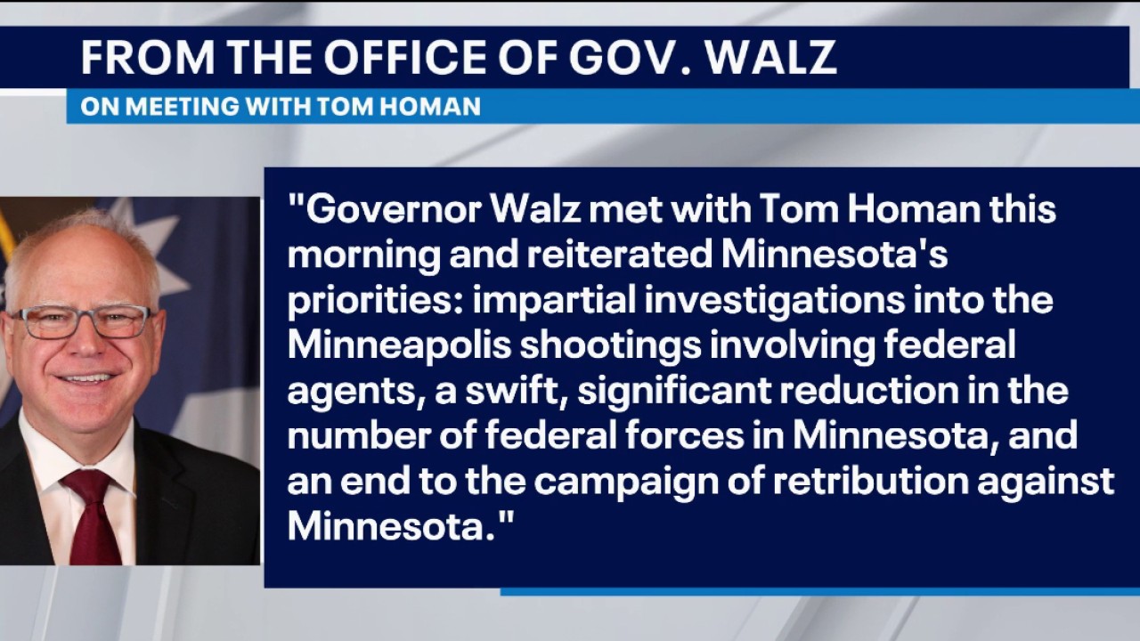 Minneapolis shooting: Border czar Tom Homan meets with MN leaders