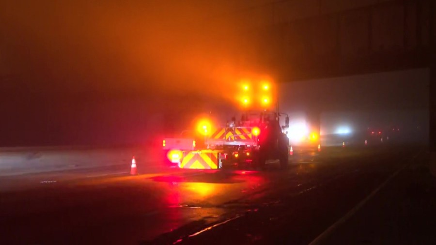 Driver killed after abandoning car, running onto Highway 99 in Fresno