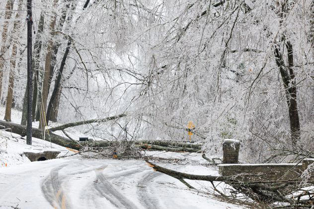 Mississippi, Tennessee left in the dark as ice storm, Arctic cold grip ...