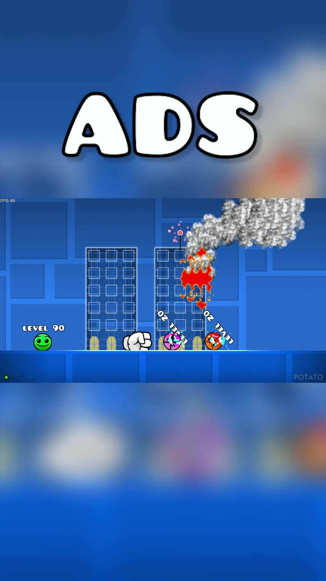 Geometry Dash cringe ad be like #shorts