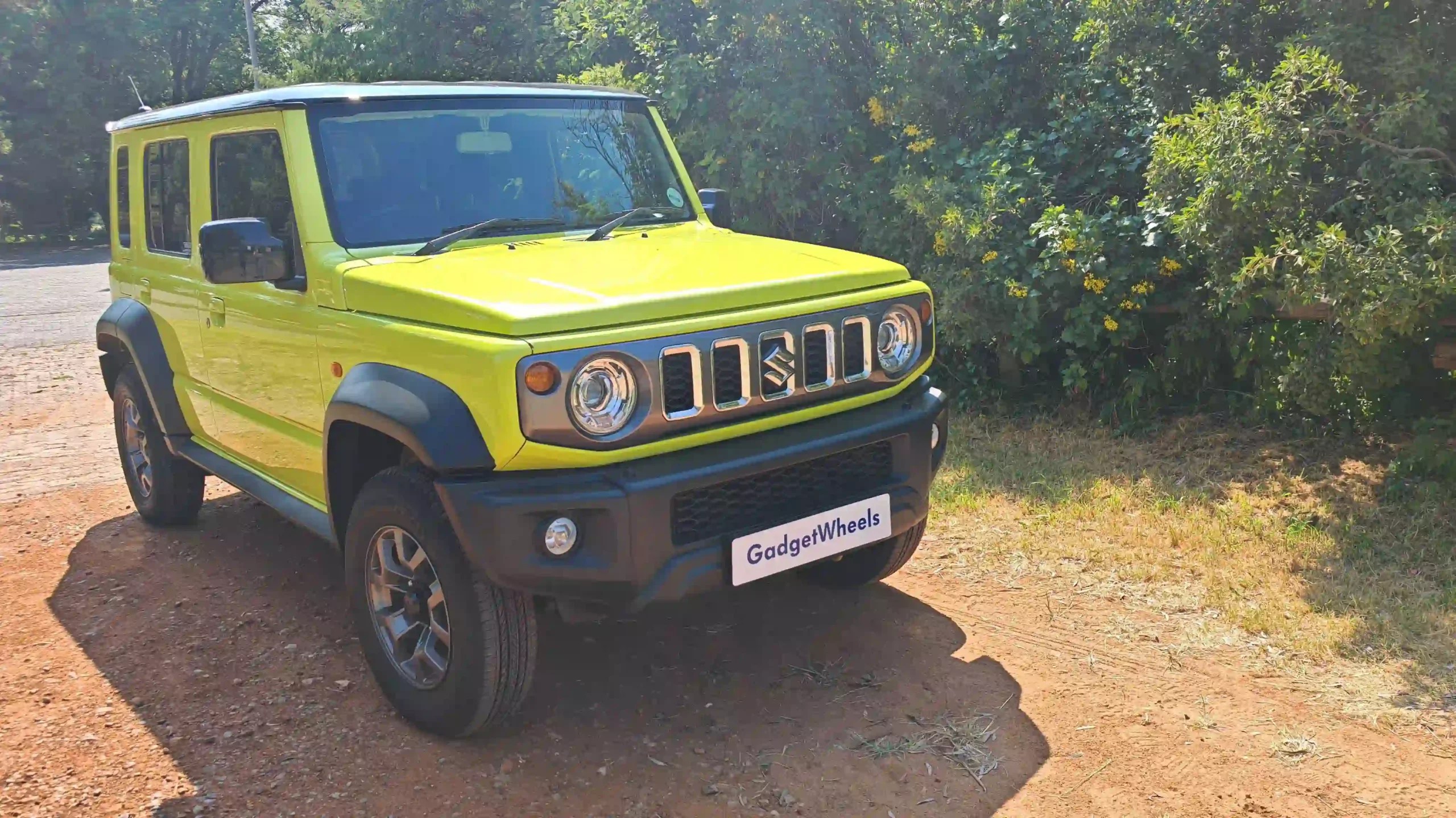 Jimny is a bold presence