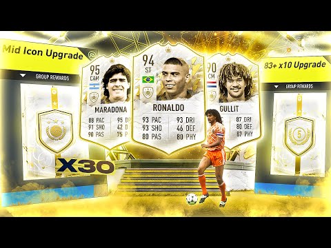 FIFA 22 30 x Guaranteed Mid Icon Upgrade Packs!