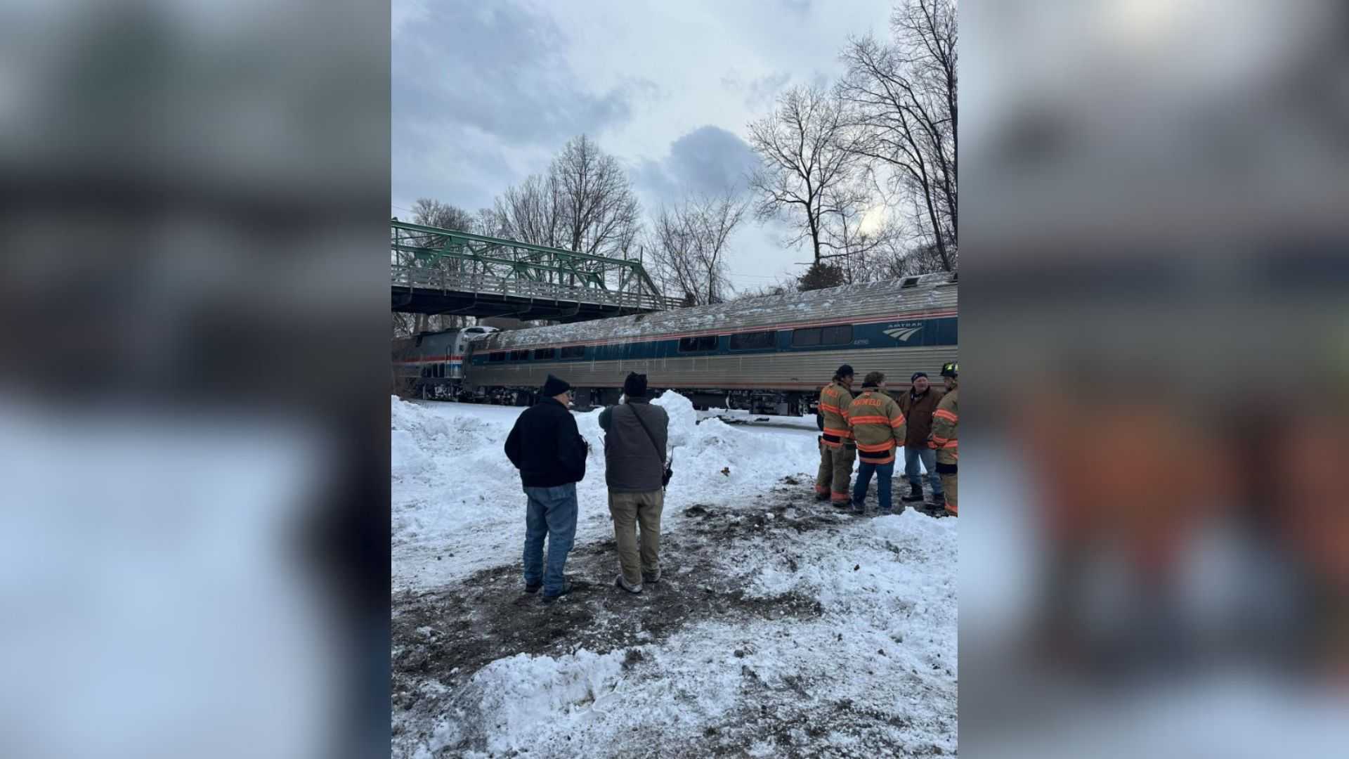 Amtrak train derails in western Mass. with more than 100 people on board