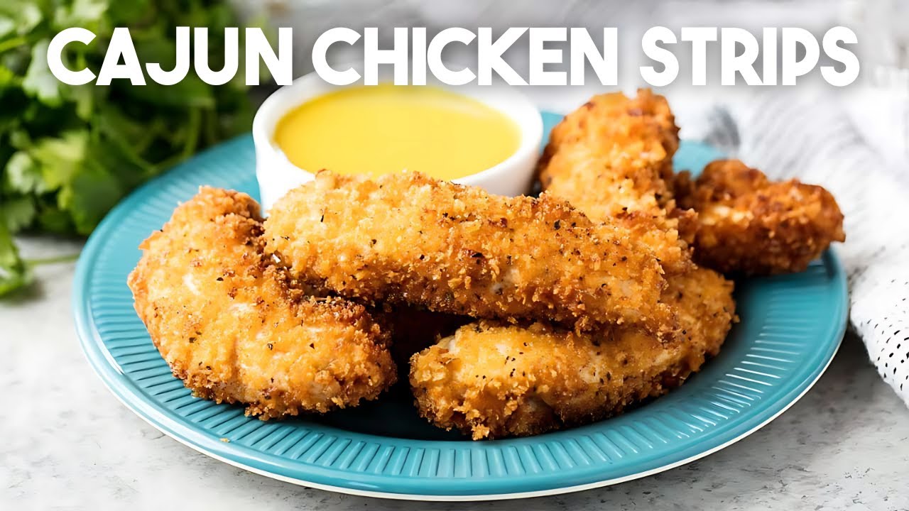 Cajun fried chicken strips