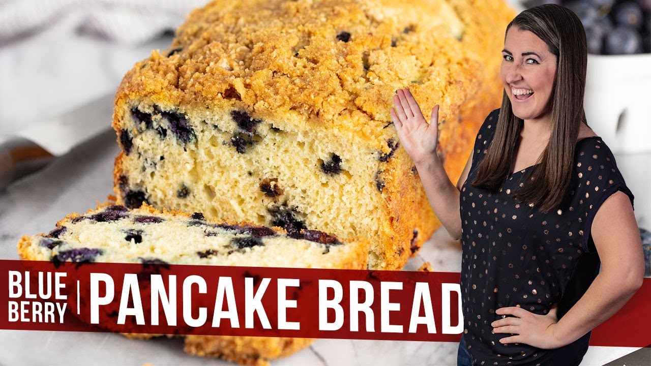How to make blueberry pancake bread