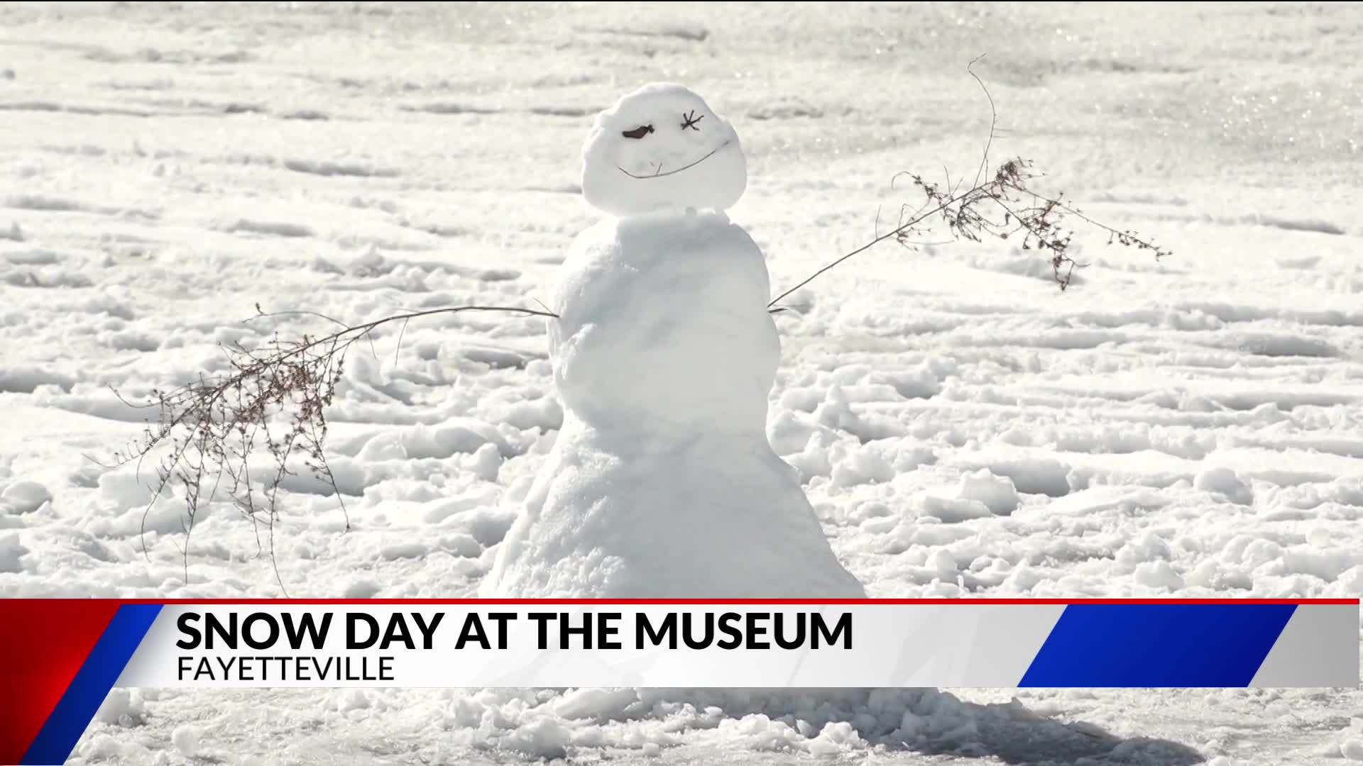 'Snow day' at the Arkansas Air Military Museum