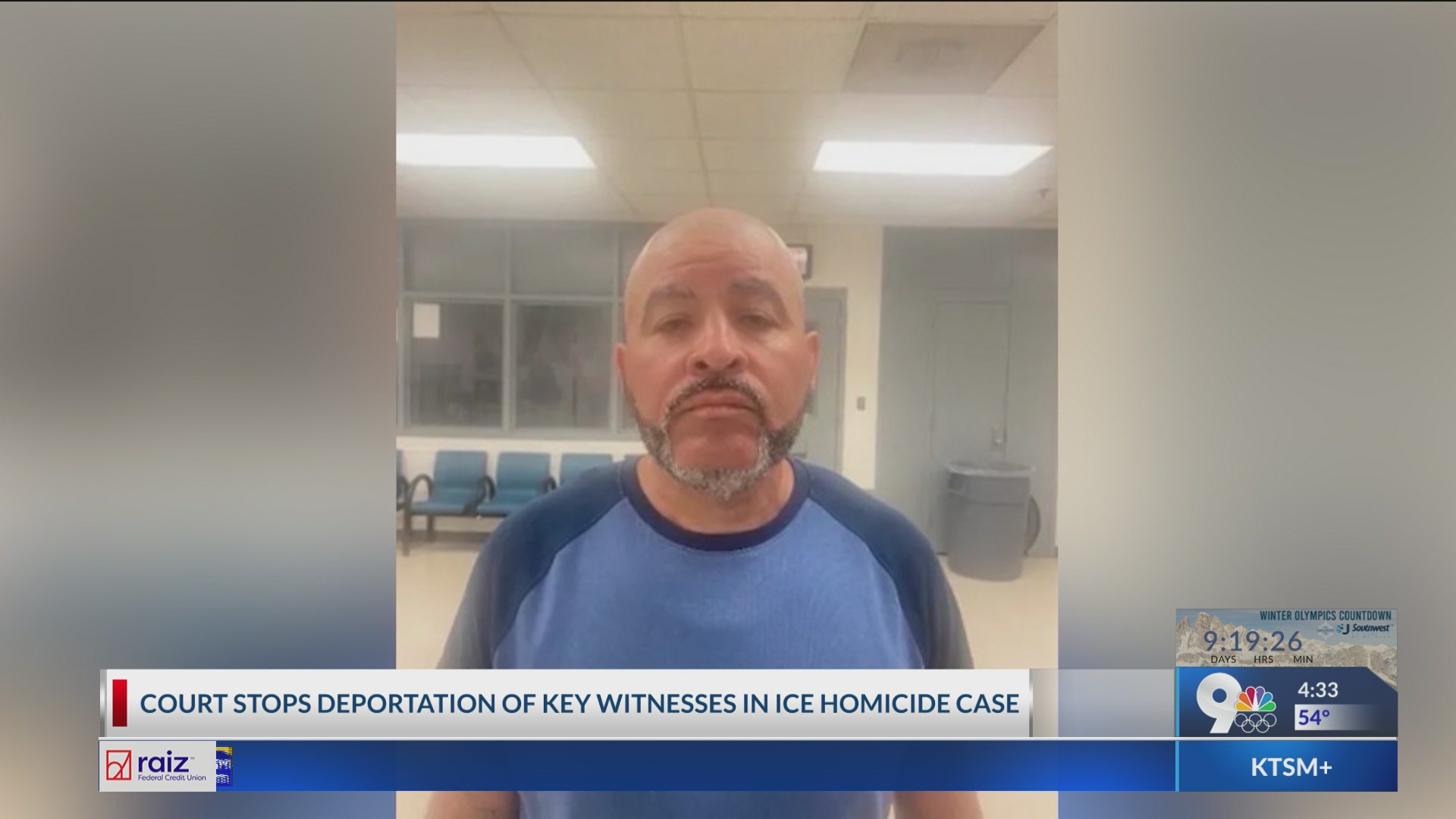 Hearing held on deportation pause for witnesses in ICE detainee homicide