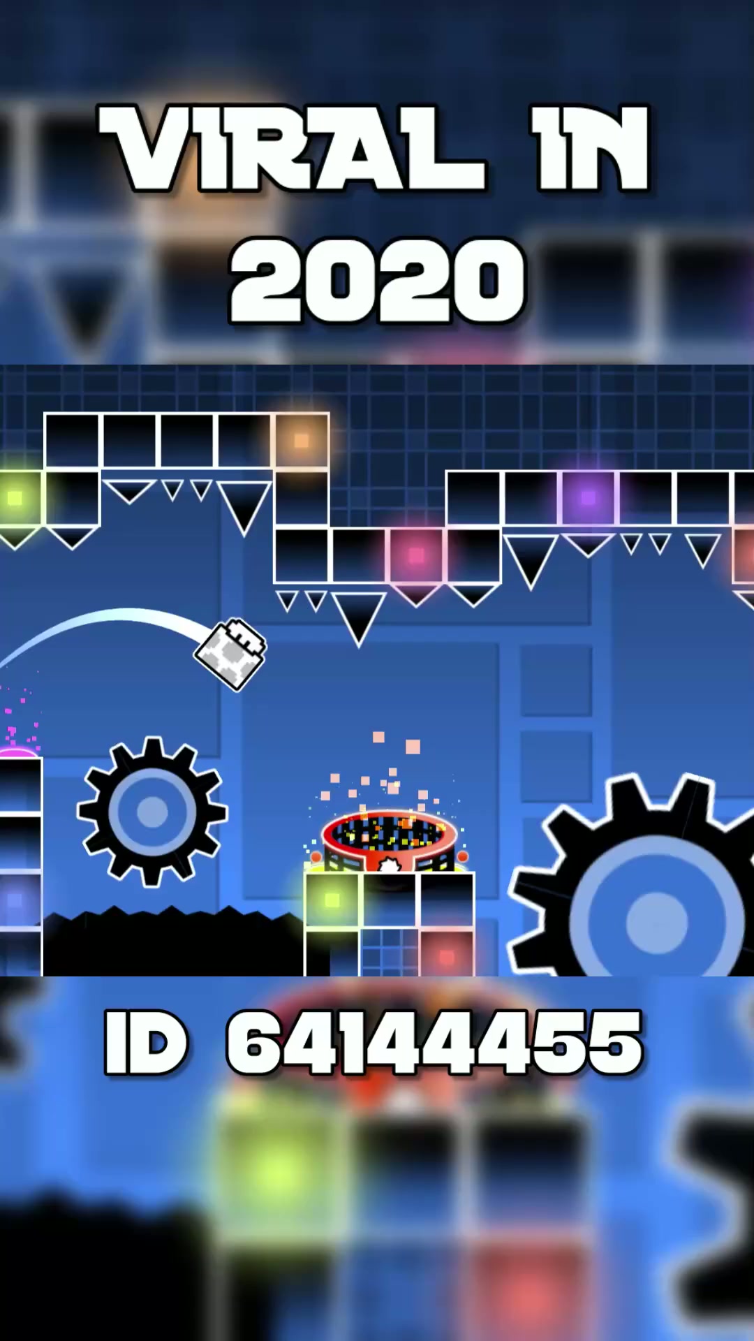 I tried level viral in 2020 #geometrydash #gdupdate #gd #games #deluxe12