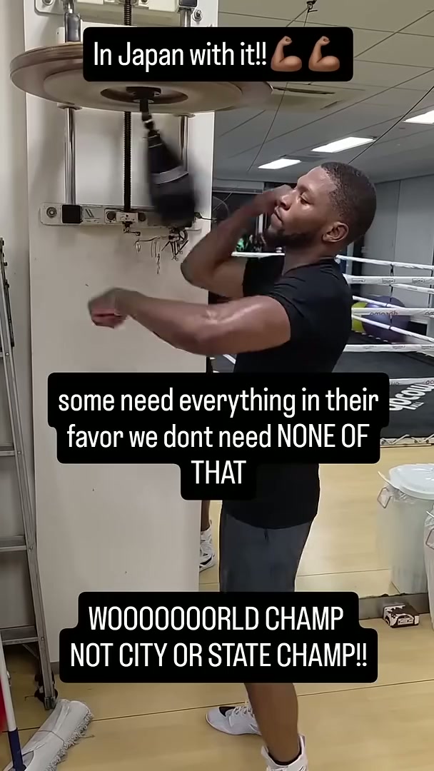 Brian Norman Jr., all work no play in Japan 🇯🇵