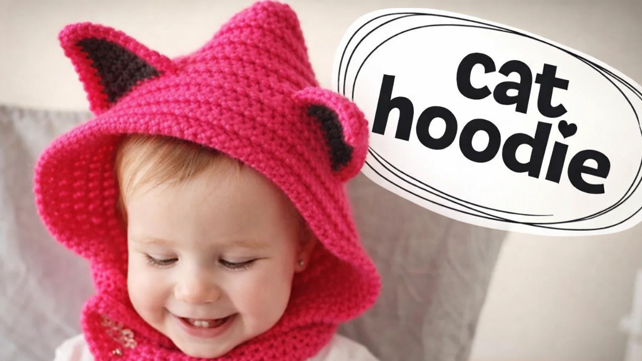 This hoodie cowl has cat ears and everyone loves it
