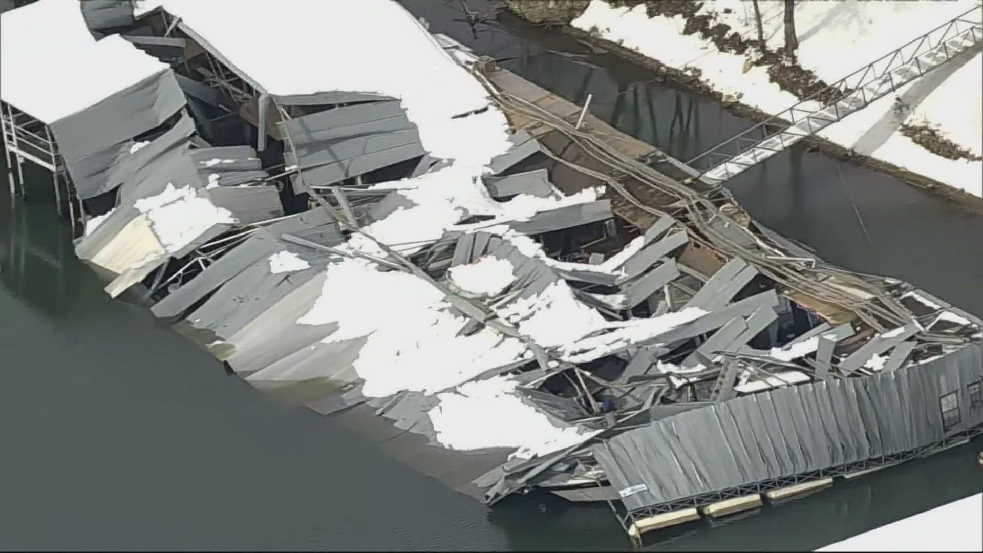 Lake Texoma marinas suffer major damage due to winter weather