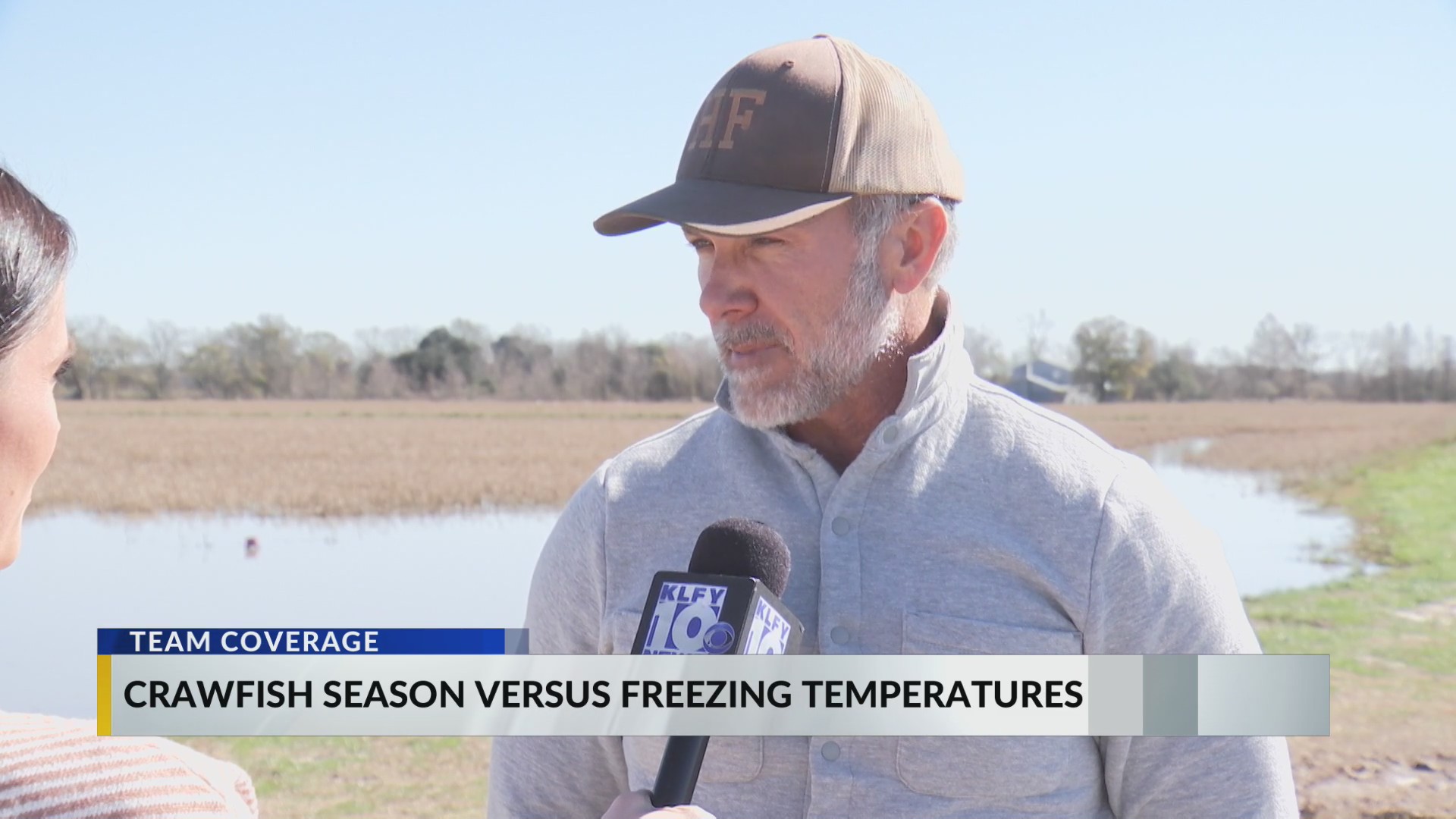 Crawfish season slows down due to freezing temperatures