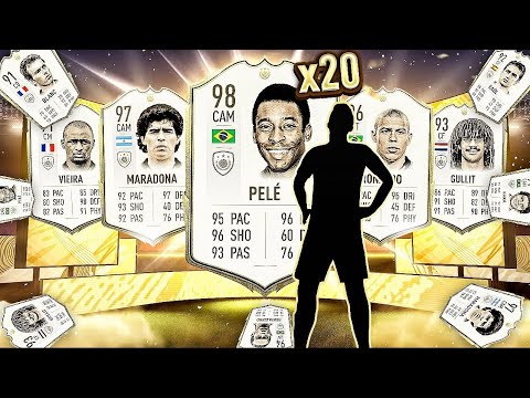 20 x guaranteed FIFA 20 prime icon packs!