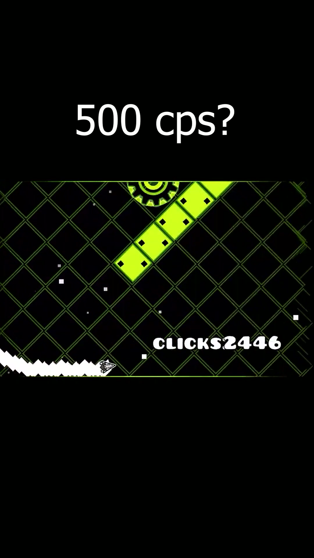 RETRAY but with the MOST EXTREME CLICK SPAM OF ALL GEOMETRY DASH #shorts