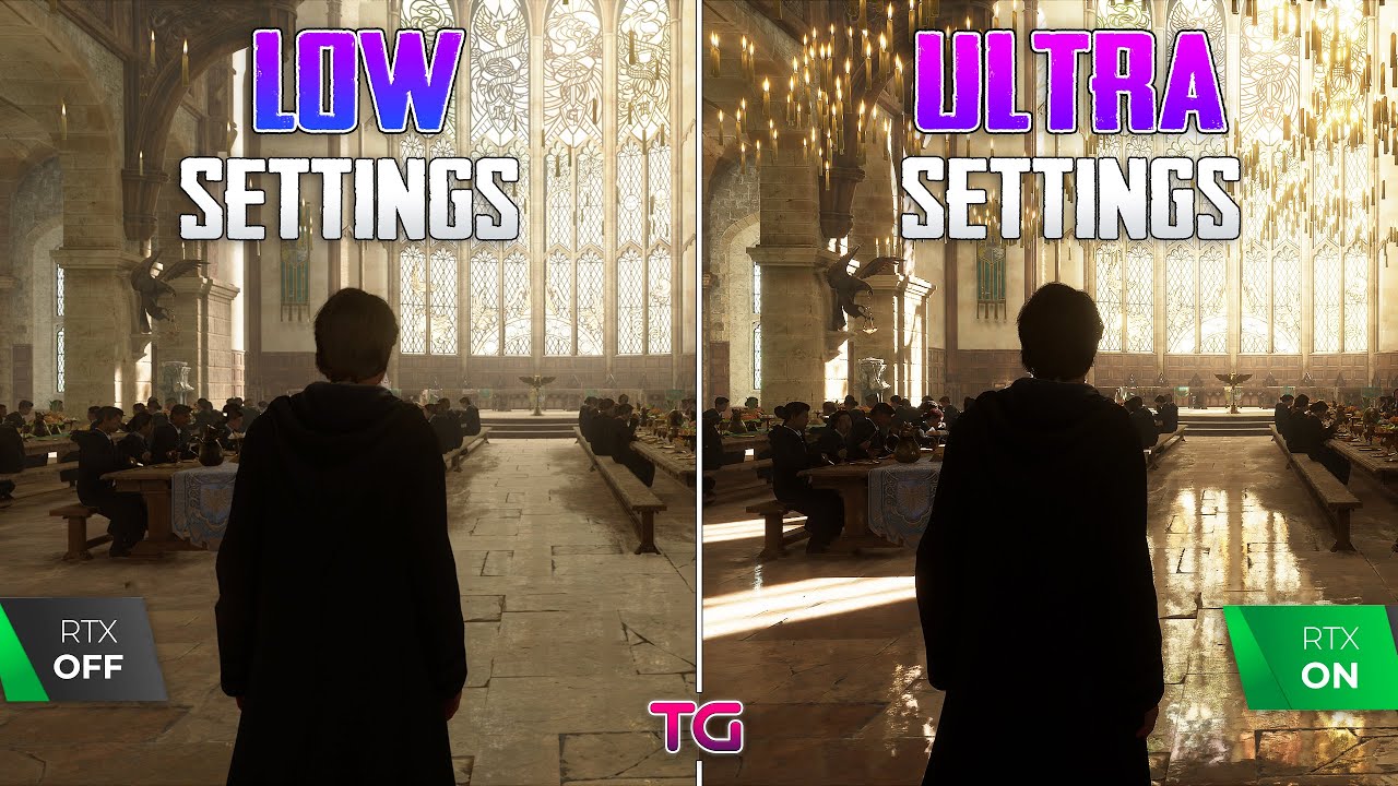 Hogwarts Legacy: Low vs ultra settings | Graphics & FPS comparison