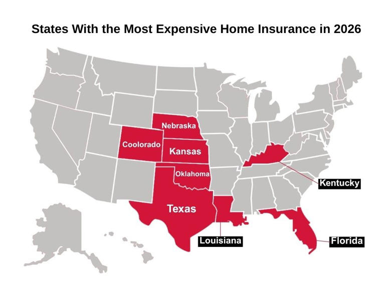 These 8 states have the most expensive home insurance in 2026