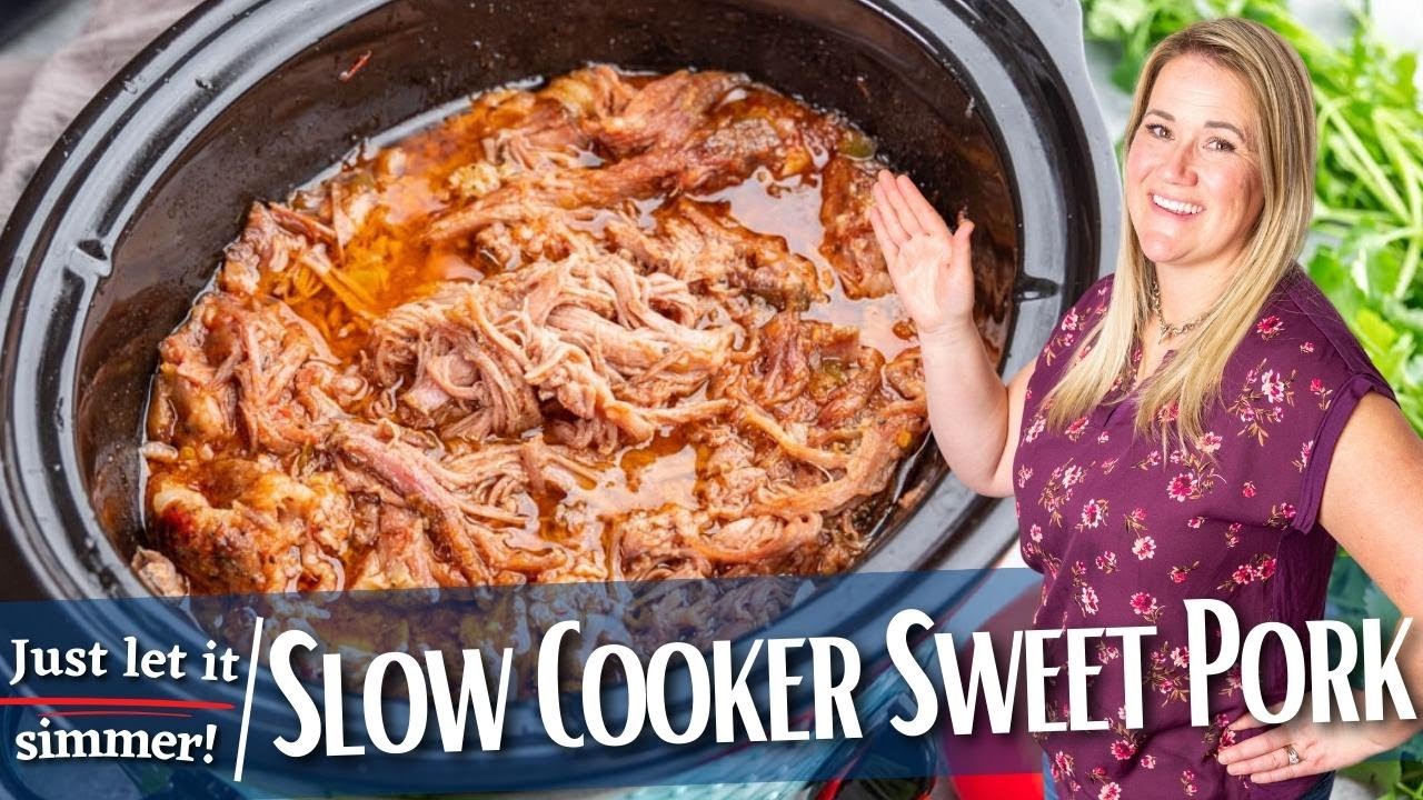 Slow cooker sweet pork
