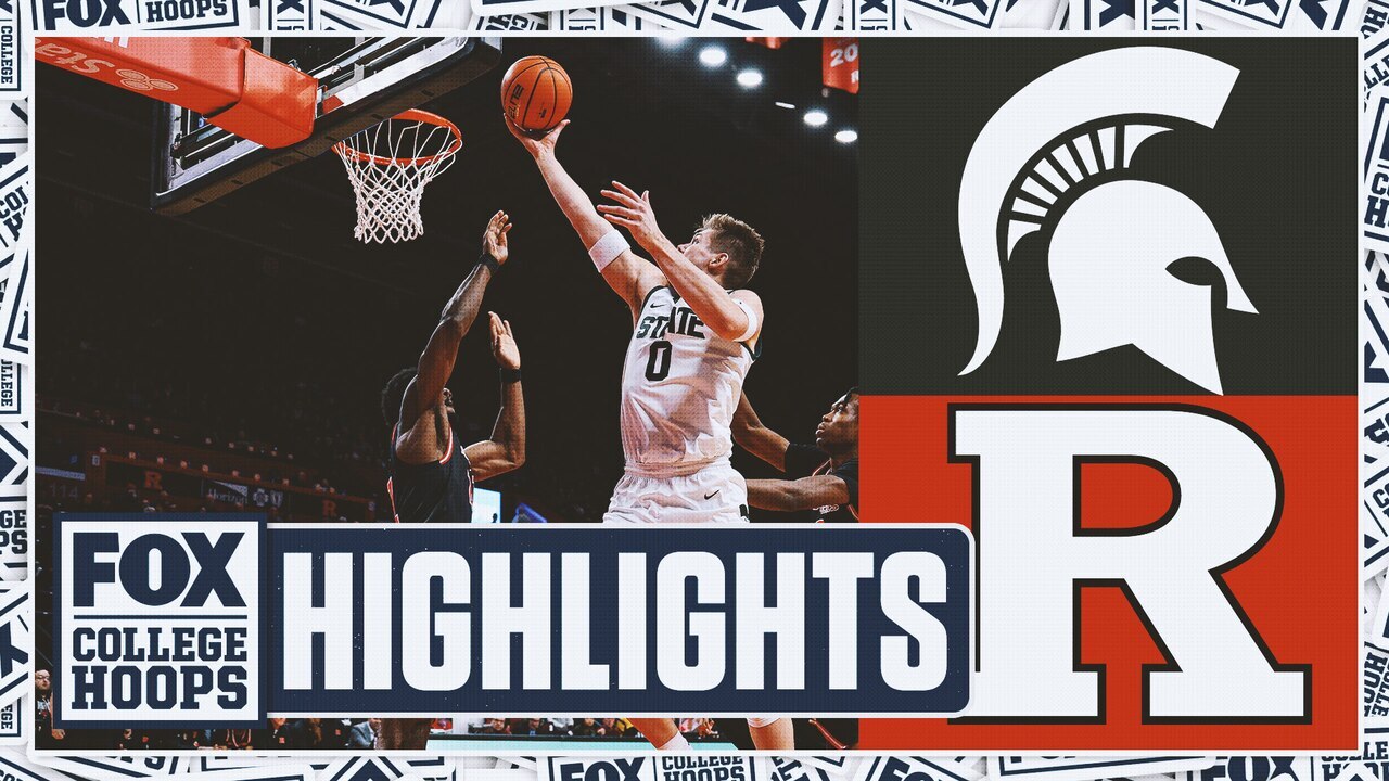 No. 7 Michigan State Spartans vs. Rutgers Scarlet Knights highlights 🏀 ...