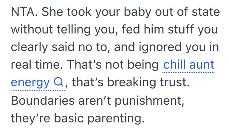 New mom’s sister and mother undermine her feeding rules for the baby ...