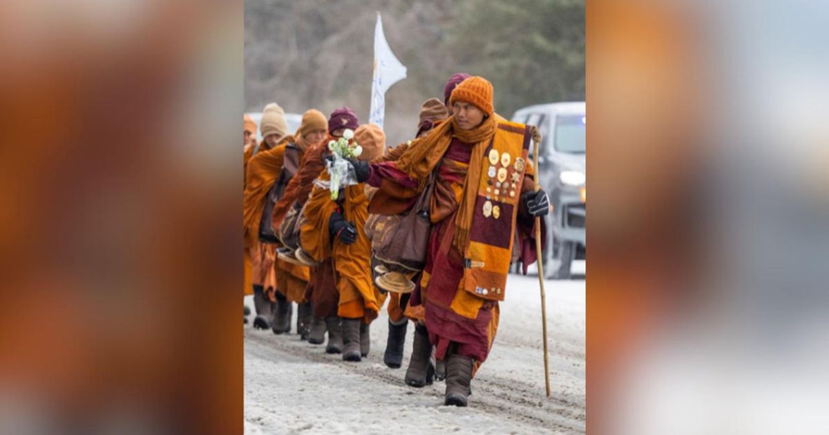 Buddhist monks leave meaningful impression as the Walk for Peace leaves NC