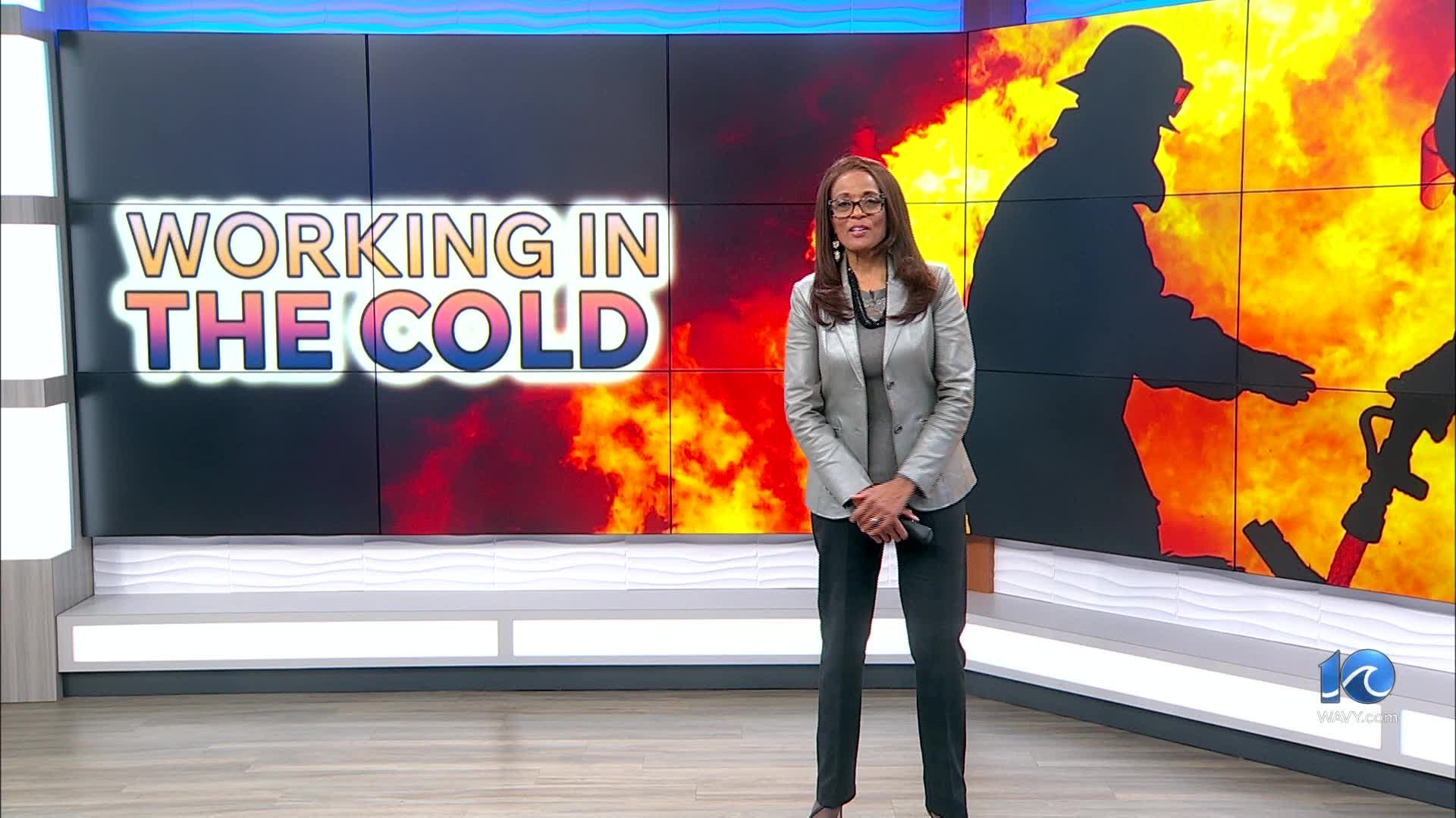 Firefighters take extra precautions as temps plunge